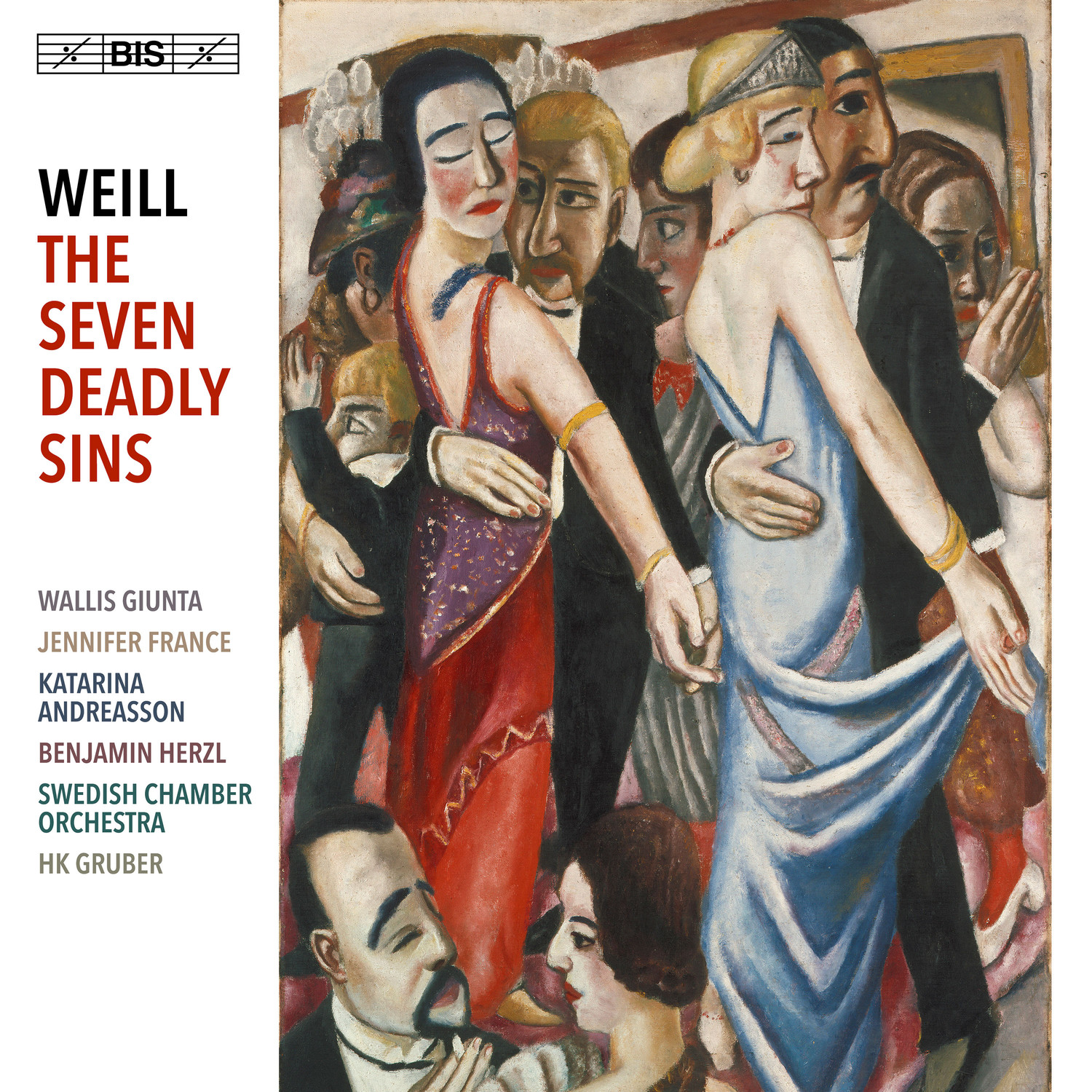 BIS Records - Kurt Weill: The Seven Deadly Sins